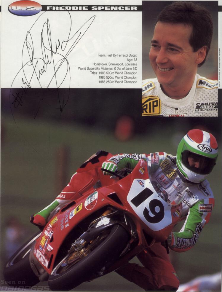 FAST FREDDIE SPENCER foto gallery raccolta thread - DaiDeGas Forum